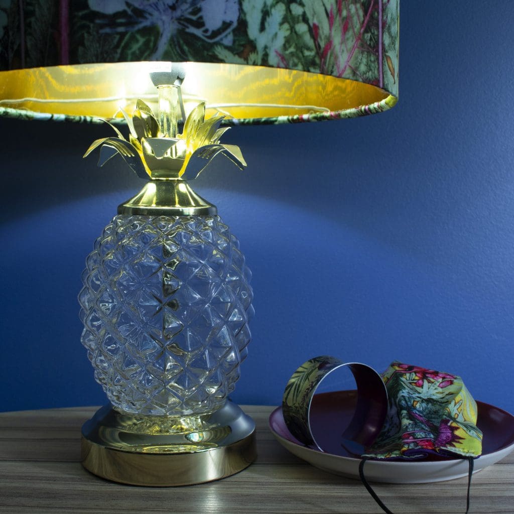 Pineapple | Glass | Lamp Stand | Gillian Arnold